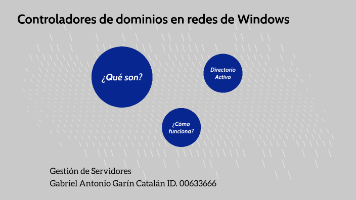 Controladores de dominios en redes de Windows by Gabriel Garín Catalán ...