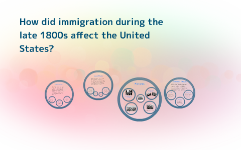 How did immigration during the late 1800s affect the United by Tressa ...