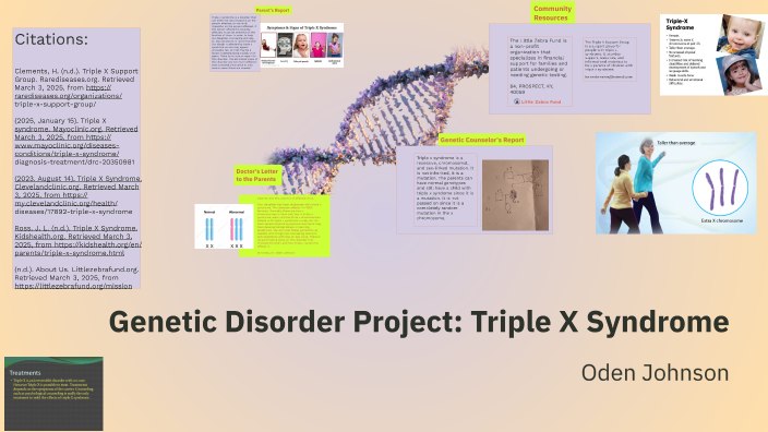 Triple X Syndrome Genetic Disorder Project by Oden Johnson _ Student ...