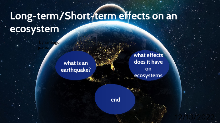 long term and short term effects of a earthquake on a ecosystem by ...