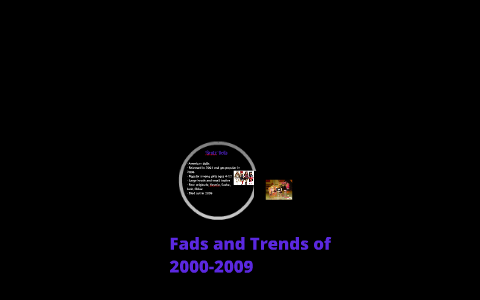 Fads and Trends of 2000-2009 by RIMMY GILL on Prezi