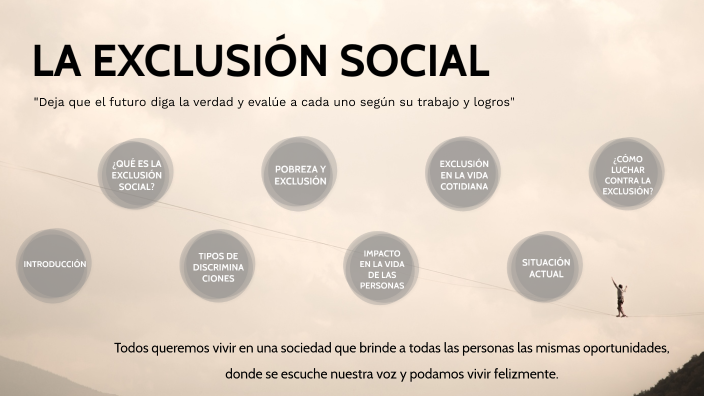 LA EXCLUSION SOCIAL by Marina Burgos on Prezi