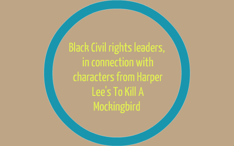 Black Civil rights leaders, connected with TKAM by Fred Jackson on Prezi