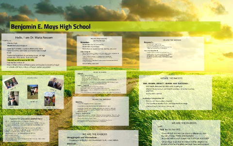Benjamin E. Mays High School - The First 90 Days by Maria Nessen on Prezi