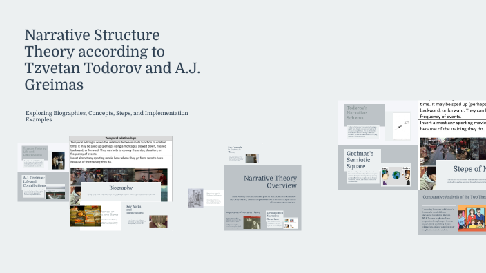 Narrative Structure Theory according to Tzvetan Todorov and A.J ...