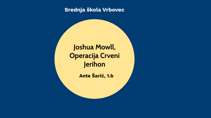 Operacija Crveni Jerihon by Ante Šarić on Prezi