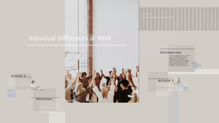 Individual Differences at Work by Alice in Wonderland