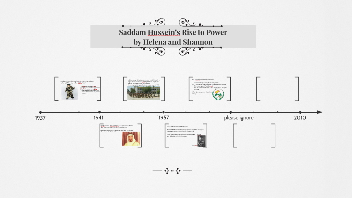 Saddam Hussein's Rise to Power by Shannon Meza on Prezi