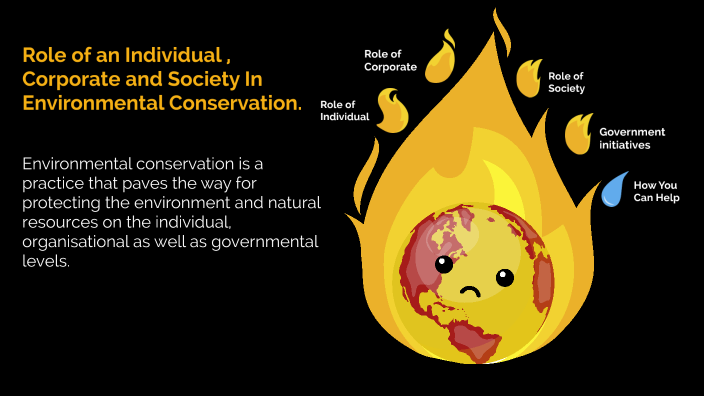 Role of Individual,Corporate and Society in Environmental Conservation ...