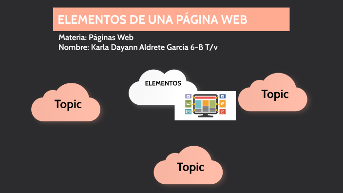 ELEMENTOS DE UNA PAGINA WEB by Karla Dayann Aldrete Garcia on Prezi