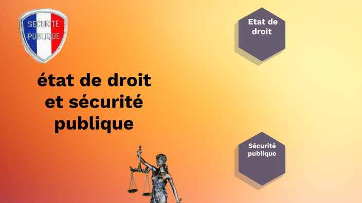 Etat de droit et sécurité publique by MALLOWN BIERRE RIVETTE on Prezi