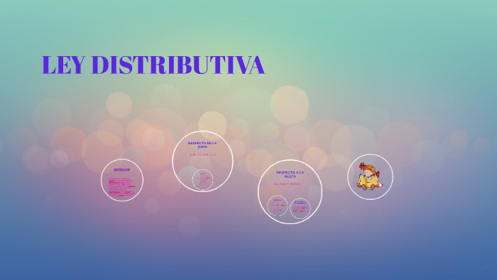 LEY DISTRIBUTIVA by martha janneth urrego sanchez on Prezi