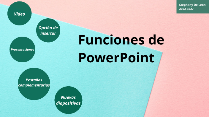 Funciones de PowerPoint by Stephany De León on Prezi Funciones de PowerPoint by Stephany De León on Prezi