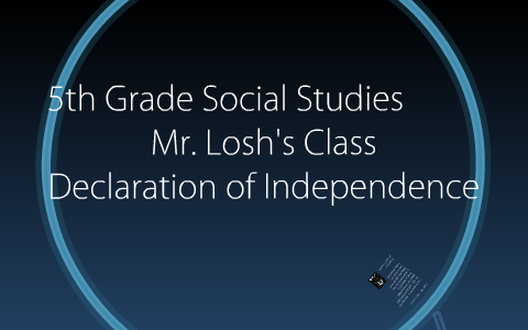5th Grade Social Studies- Declaration of Independence by David Losh on ...