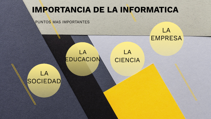 IMPORTANCIA DE LA INFORMÁTICA by VICTOR MANUEL CONEJO GUZMAN on Prezi