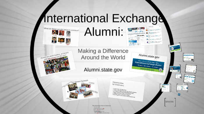 International Exchange Alumni for U.S. Alumni Presentation by ECA ...