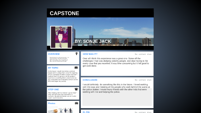 CAPSTONE by Sonje Jack on Prezi