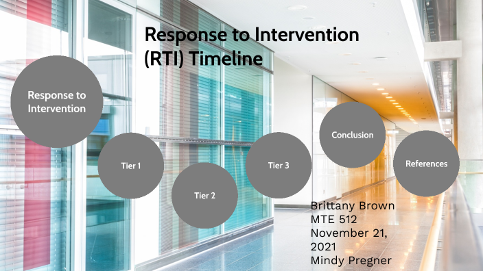 Response to Intervention (RTI) Timeline by Brittany Brown on Prezi