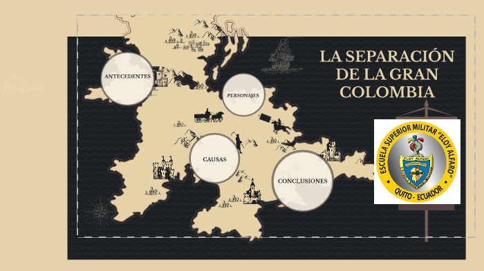 SEPARACION DE LA GRAN COLOMBIA by alexis ledesma on Prezi