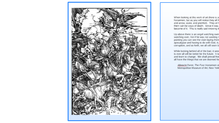 The Four Horsemen of the Apocalypse by Daisy Lyon