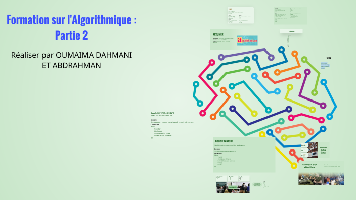 Présentation de la formation en Algorithmique simple by Dahmani Oumaima ...