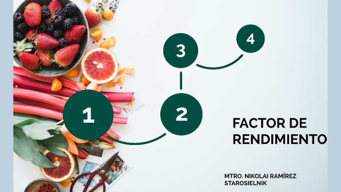 FACTOR DE RENDIMIENTO by Nikolai Ramirez Starosielnik on Prezi
