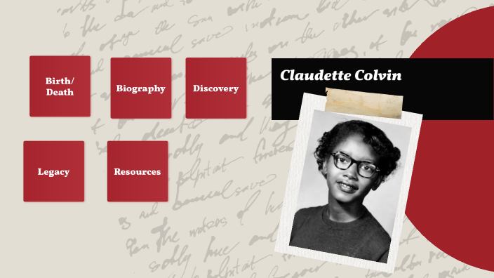 Black History Month: Claudette Colvin by Jodie Leroux on Prezi