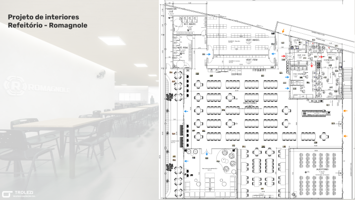 Design de Interiores para Refeitório Corporativo by Gustavo Trolezi on ...