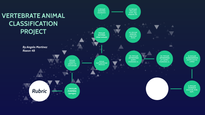 VERTEBRATE ANIMAL CLASSIFICATION PROJECT by Angela Martinez on Prezi