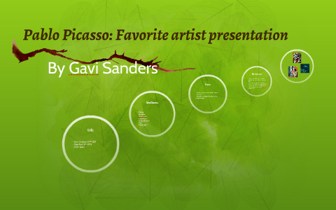 Pablo Picasso: Favorite artist presentation by gavi sanders on Prezi