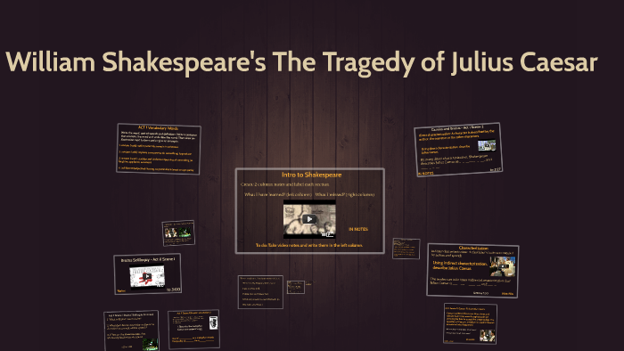 William Shakespeare's The Tragedy of Julius Caesar by Mary Sambas on Prezi