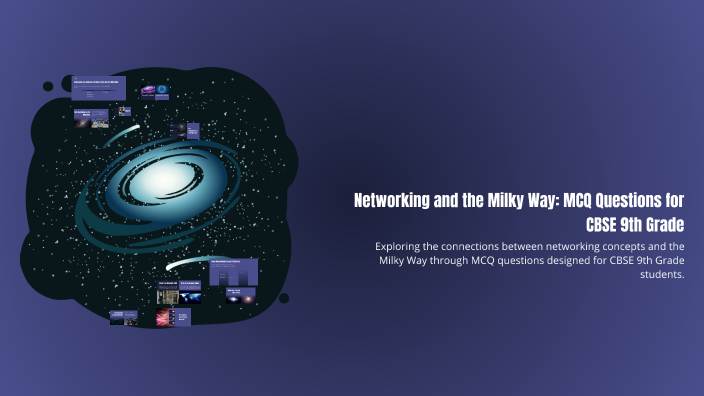 Networking and the Milky Way: MCQ Questions for CBSE 9th Grade by ihis ...