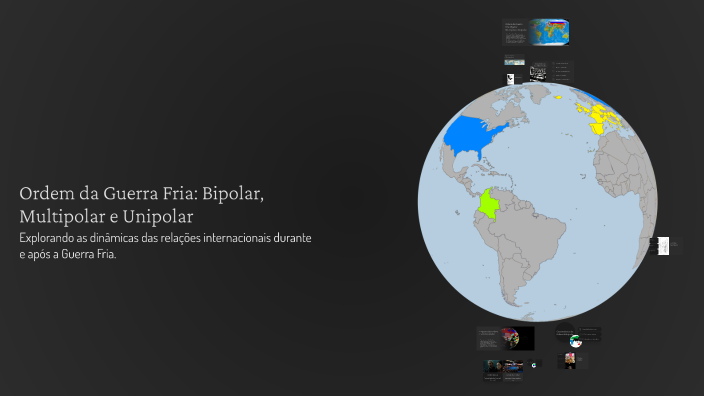 Ordem da Guerra Fria: Bipolar, Multipolar e Unipolar by ana Correia on ...