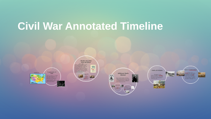 Civil War Annotated Timeline by Eric Swoyer on Prezi