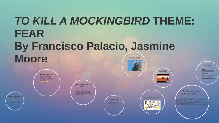 TO KILL A MOCKING BIRD THEME: FEAR by Francisco Palacio on Prezi