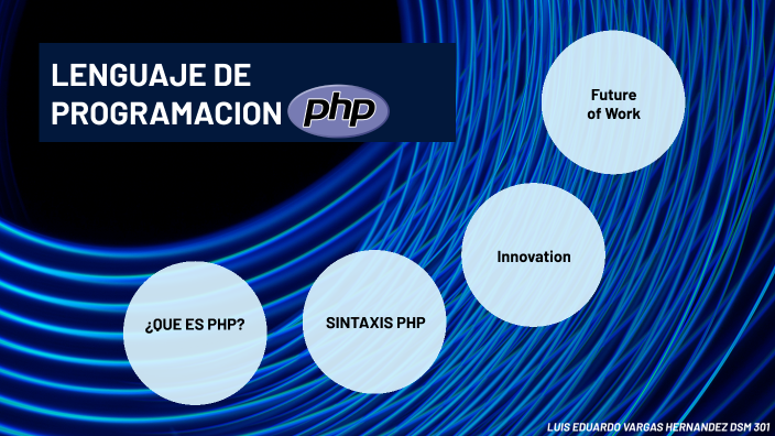 Lenguaje De Programación PHP by Luis Eduardo Vargas Hernandez on Prezi