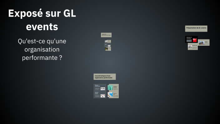 Exposé sur GL events by neil bekar on Prezi