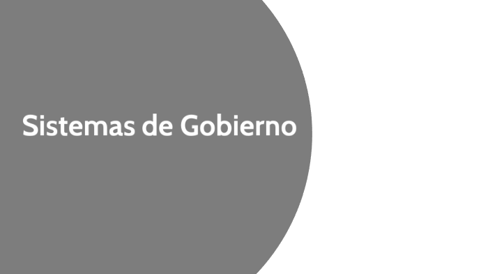 SISTEMAS DE GOBIERNO by Noel Cogollo on Prezi