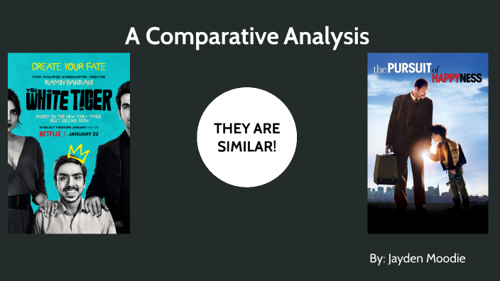 The White Tiger and Pursuit of Happyness Comparative Analysis by JM ...