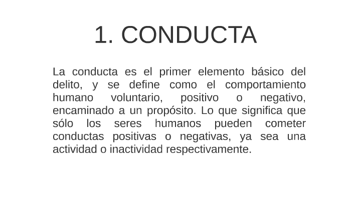 LA CONDUCTA.- by MERLIN MONT on Prezi