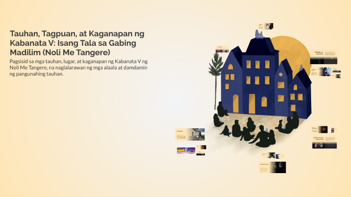 Tauhan, Tagpuan, at Kaganapan ng Kabanata V: Isang Tala sa Gabing ...