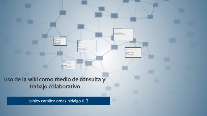 uso de la wiki como medio de consulta y trabajo colaborativo by ashley ...