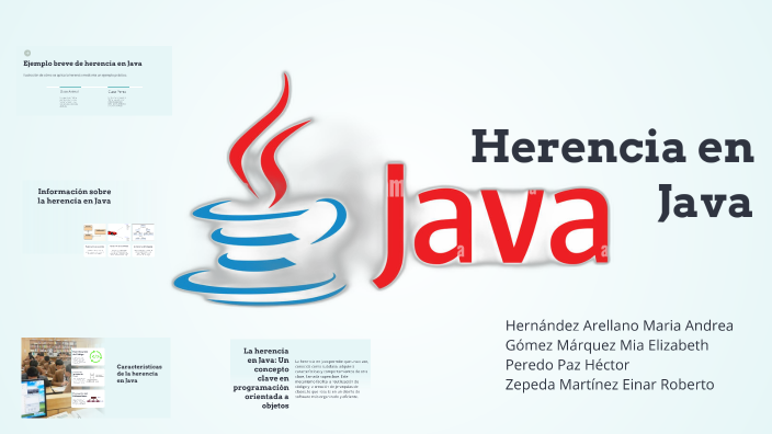 Herencia en Java by Andrew Derek on Prezi