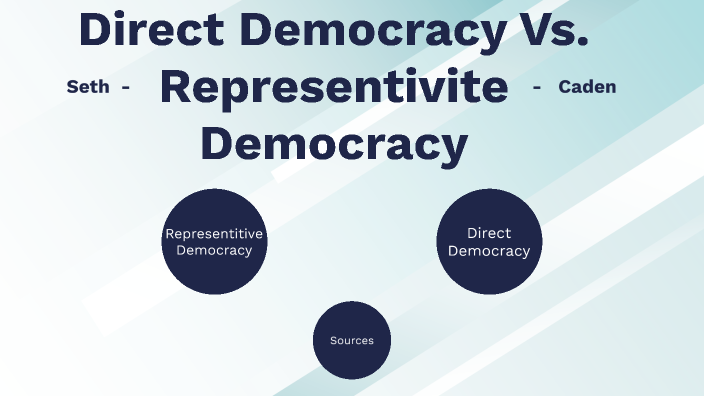 Direct Democracy Vs. Representative Democracy by Seth Hays on Prezi