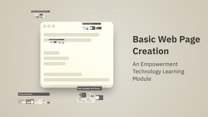 Basic Web Page Creation by Porcalla , Maricris P. on Prezi