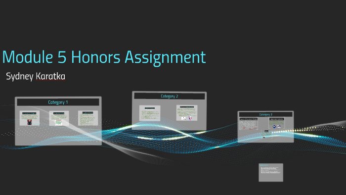 Module 5 Honors Assignment by Sydney Karatka on Prezi