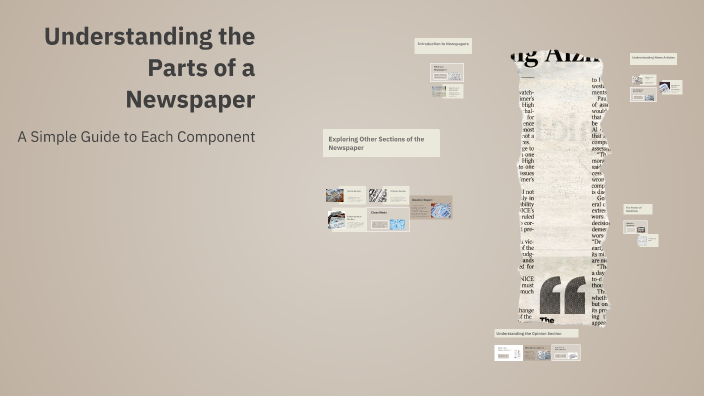 Understanding the Parts of a Newspaper by Fretche Mae Mabalatan on Prezi