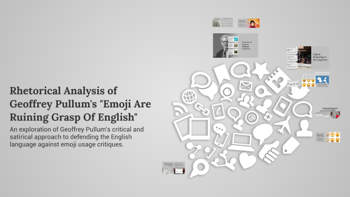 Rhetorical Analysis of Geoffrey Pullum's "Emoji Are Ruining Grasp Of ...