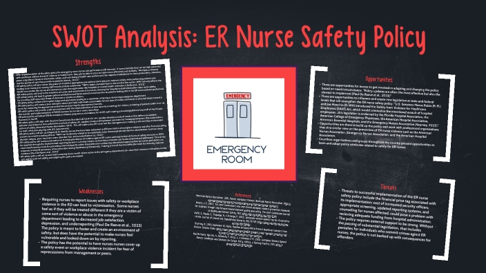 SWOT Analysis: ER Nurse Safety Policy by Shane Loftus on Prezi