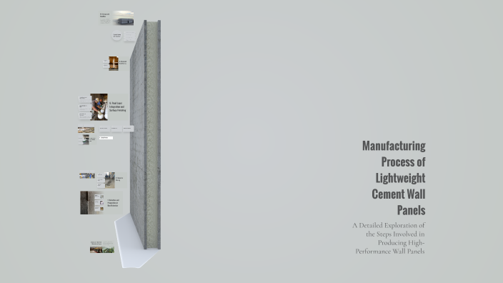 Manufacturing Process of Lightweight Cement Wall Panels by Rajkumar S ...